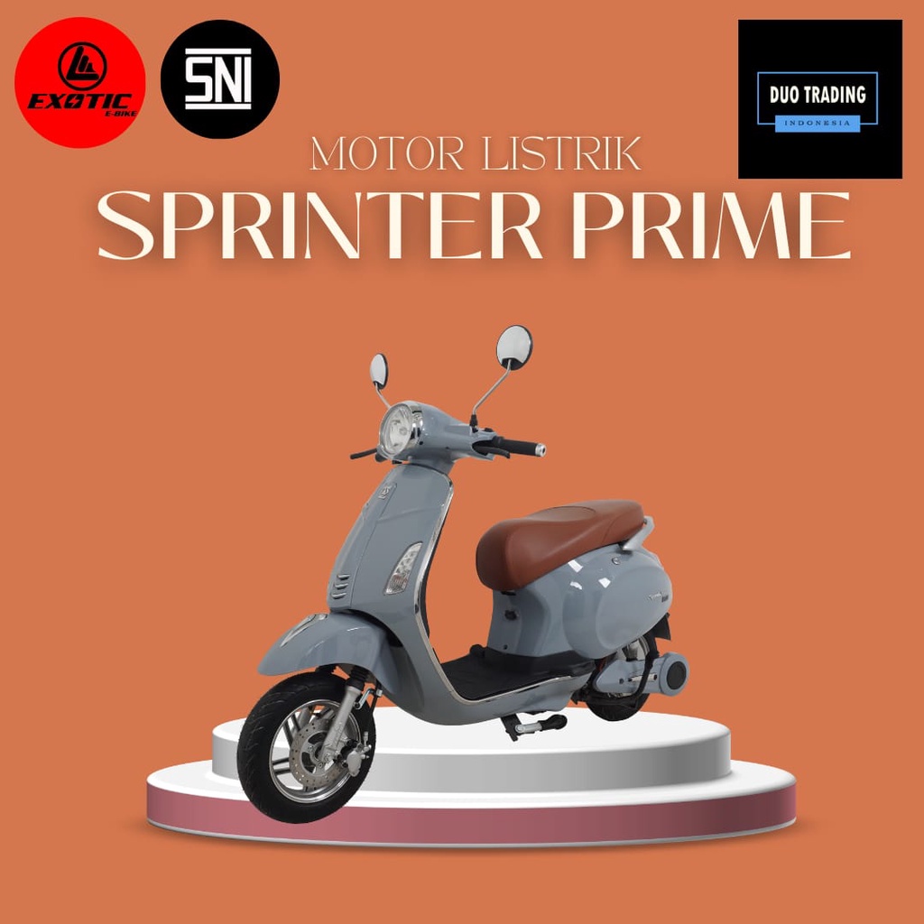 Jual Sepeda Motor Listrik Exotic SPRINTER PRIME 1500 Watt Garansi ...