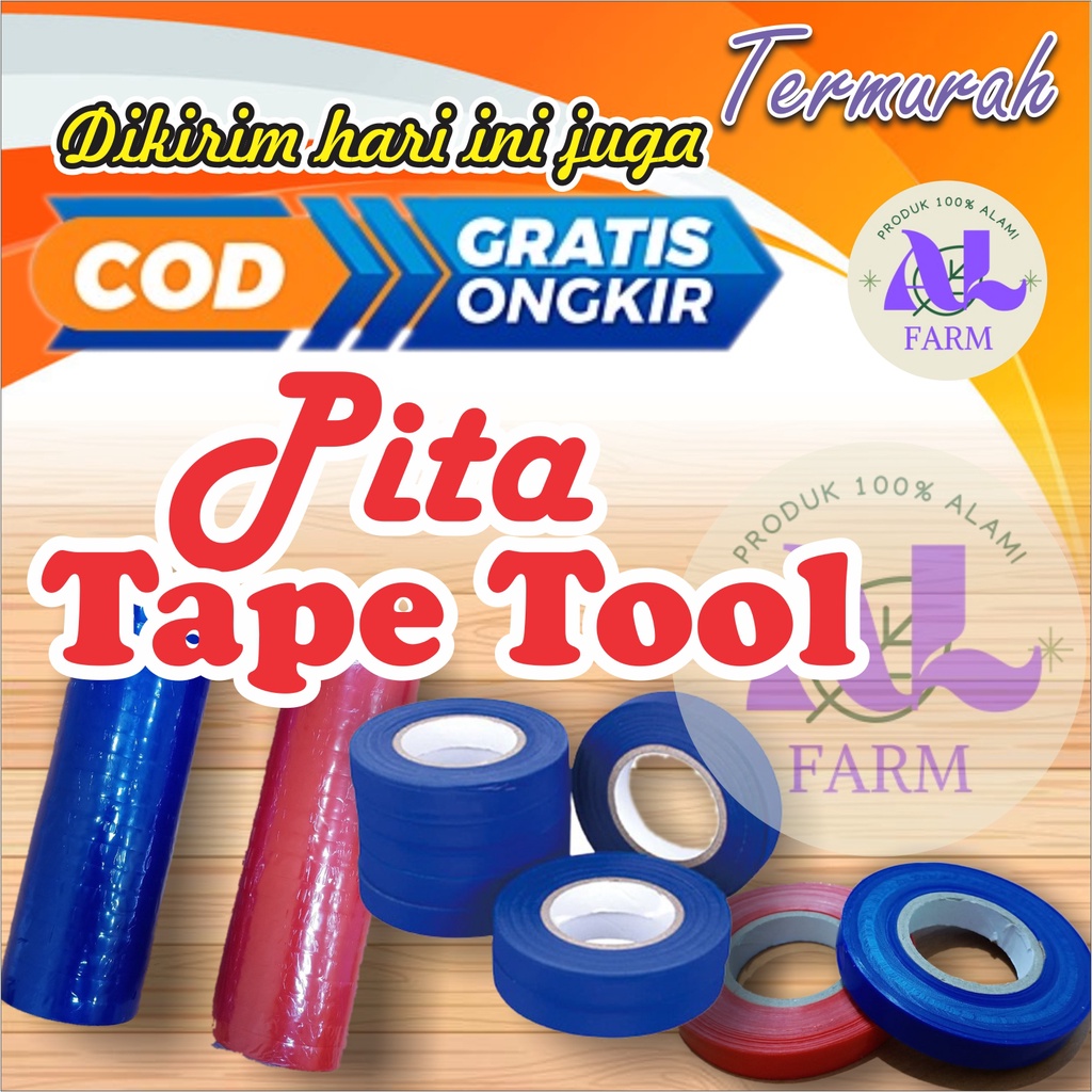 Jual Pita tape tool 30 meter bahan lentur harga per rol ALFARM | Shopee ...