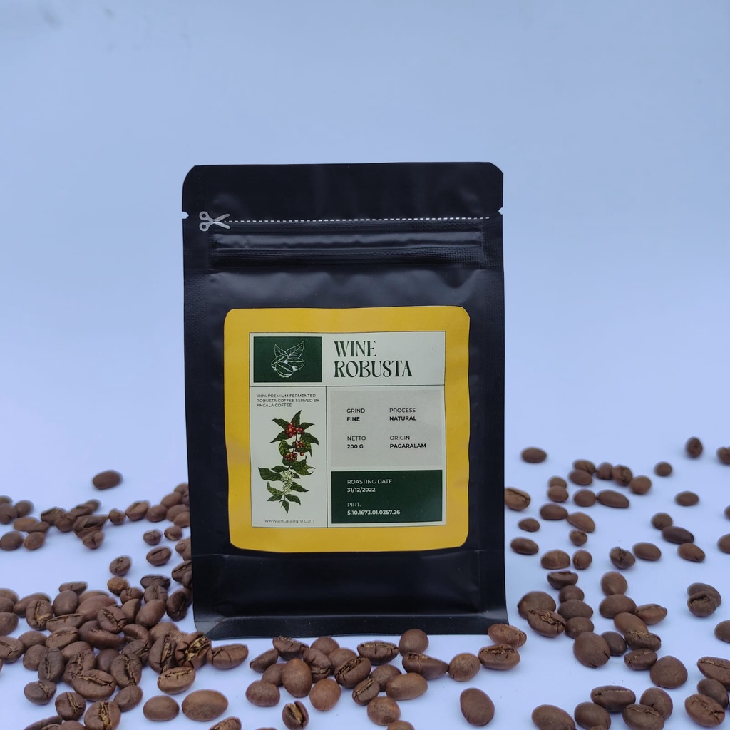 Jual Ancala Coffee - Wine Coffee Kemasan Hemat 100g | Shopee Indonesia