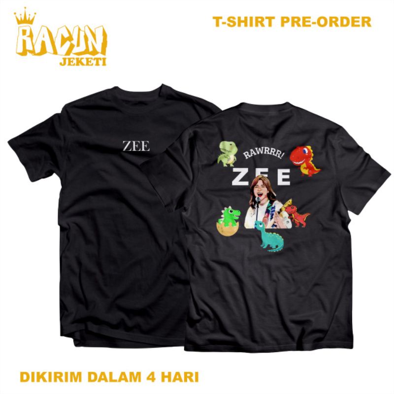 Jual T-SHIRT ZEE JKT48 | T-SHIRT JKT48 ZEE EDITION | Shopee Indonesia