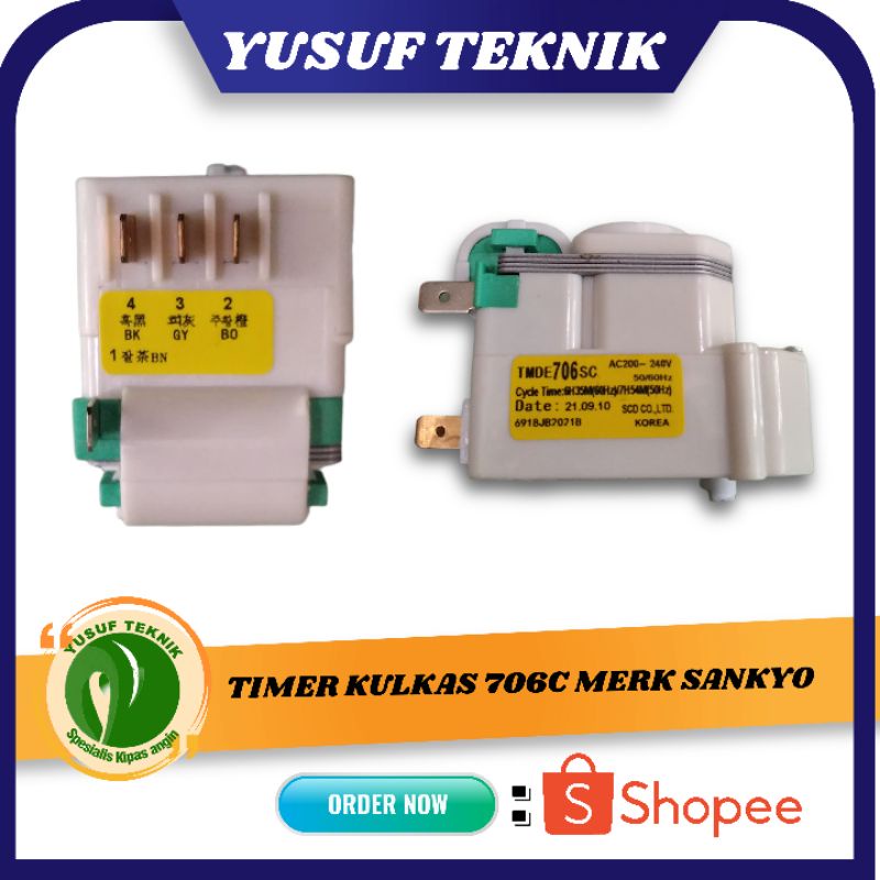 Jual TIMER KULKAS 706C MERK SANKYO | Shopee Indonesia