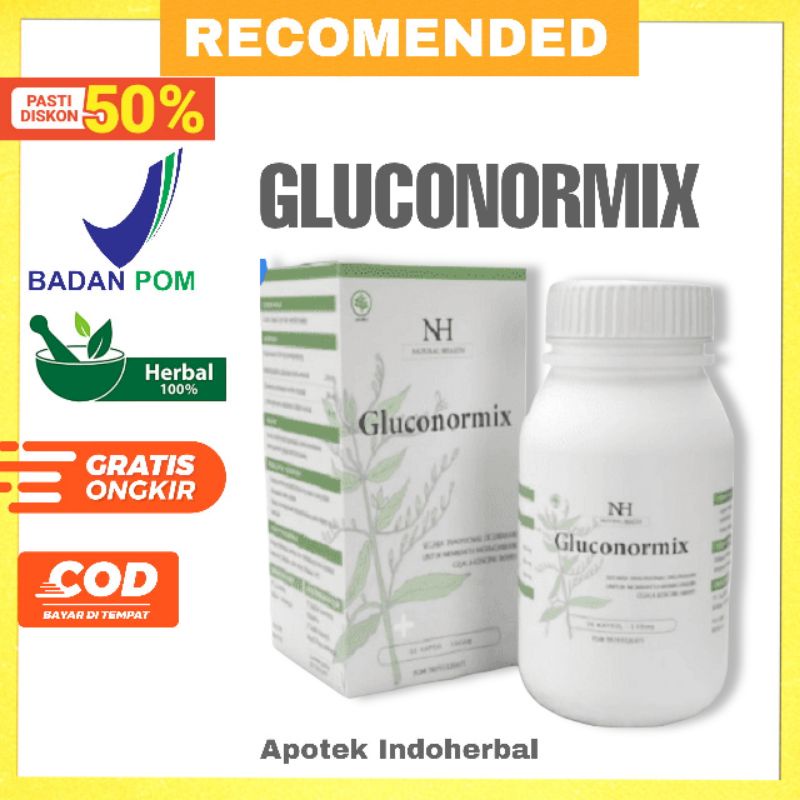 Jual Gluconormix Asli Obat Diabetes 100% Original No 1 Berkhasiat ...