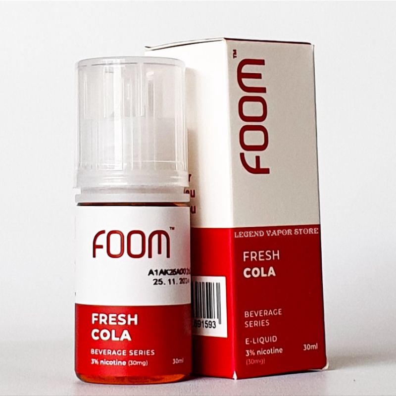 Jual SALT NIC - LIQUID FOOM Fresh Cola 30ML 30MG AUTHENTIC | Shopee ...