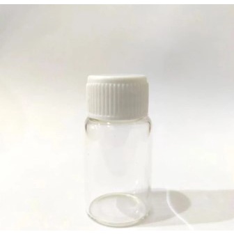 Jual Botol Kaca Clear 10 ml Tutup Ulir Putih | Shopee Indonesia
