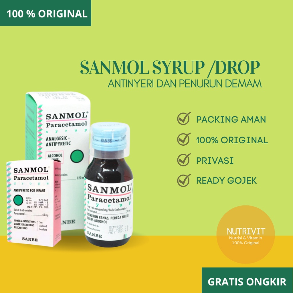 Jual SANMOL SYRUP / DROP | Shopee Indonesia