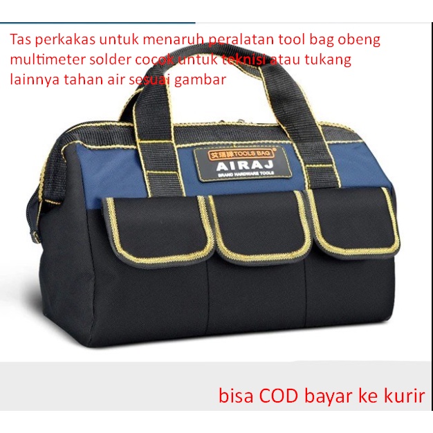 Jual Tas perkakas untuk menaruh peralatan tool bag obeng multimeter ...