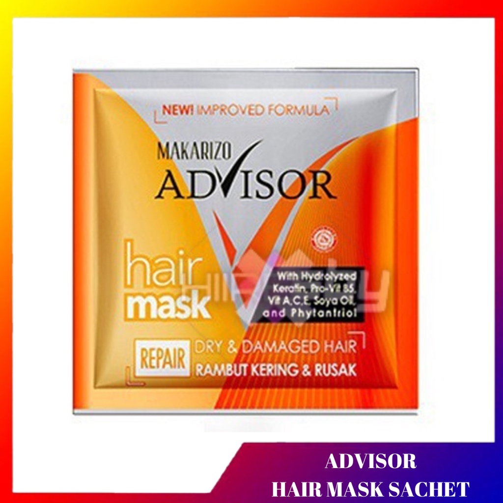 Jual Makarizo Advisor Hair Repair Mask 15ml | Shopee Indonesia