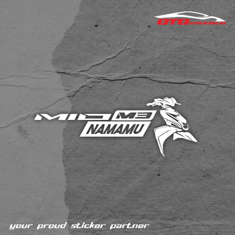 Jual STIKER LOGO MIO M3 CUSTOM NAMA | Shopee Indonesia