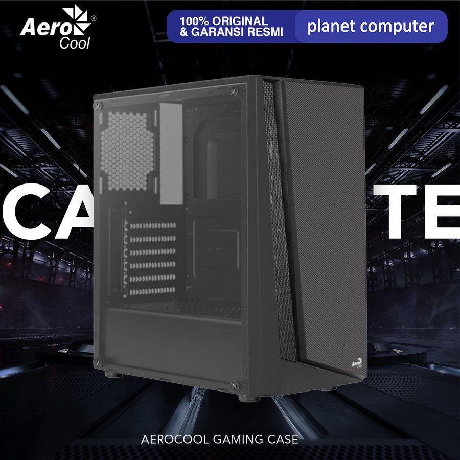 Jual CASE AEROCOOL CARBONITE FROST Black Windowed Mid Tower ATX Gaming Case | Shopee Indonesia