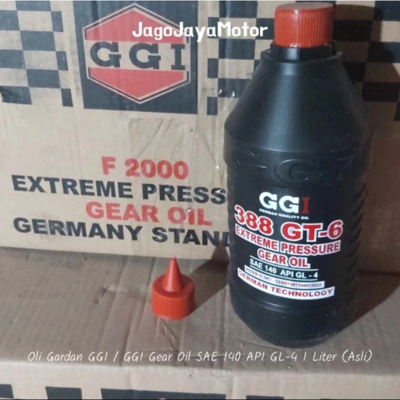 Jual Oli Gardan GGI / GGI Gear Oil SAE 140 API GL-4 1 Liter (Asli ...