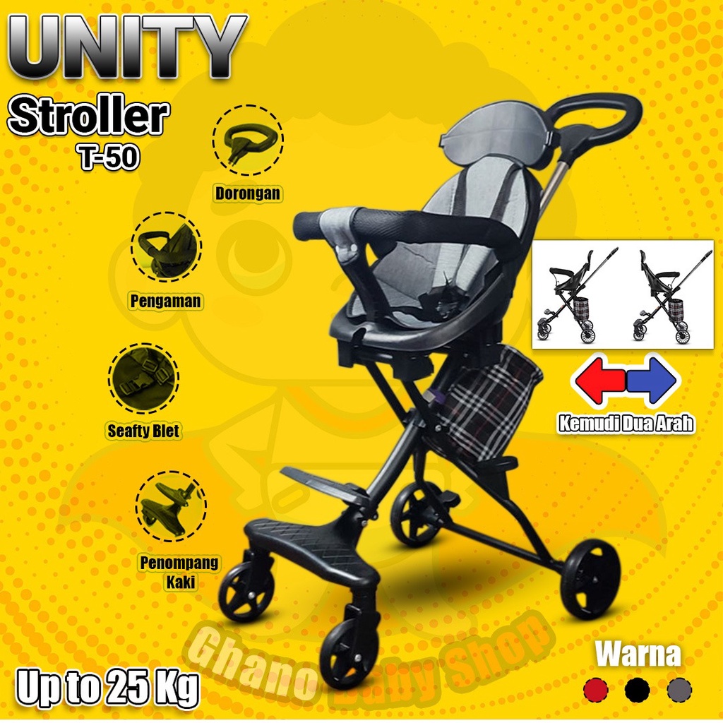 Jual Stroller Anak baby stroller UNITY T50 beban 25kg | Shopee Indonesia Jual Stroller Anak baby stroller UNITY T50 beban 25kg | Shopee Indonesia