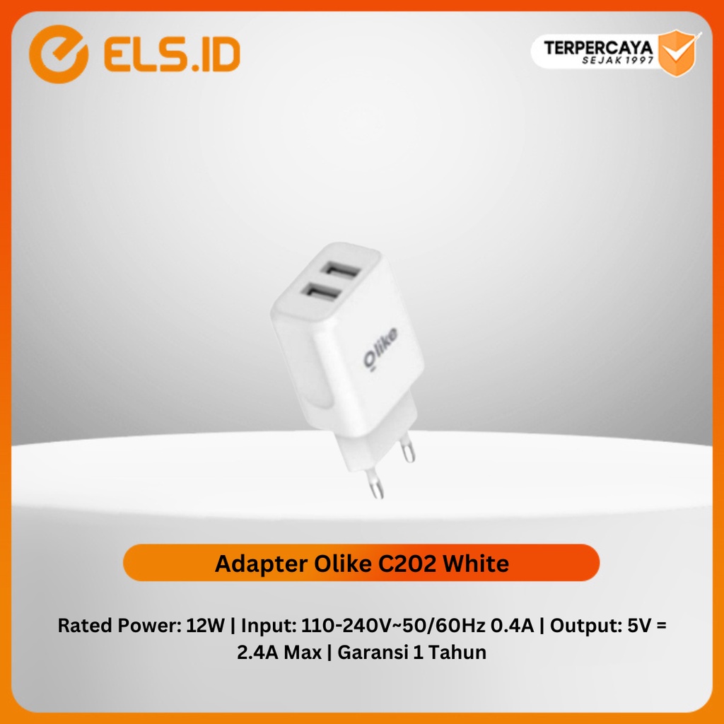 Jual Adapter Olike C202 White | Shopee Indonesia