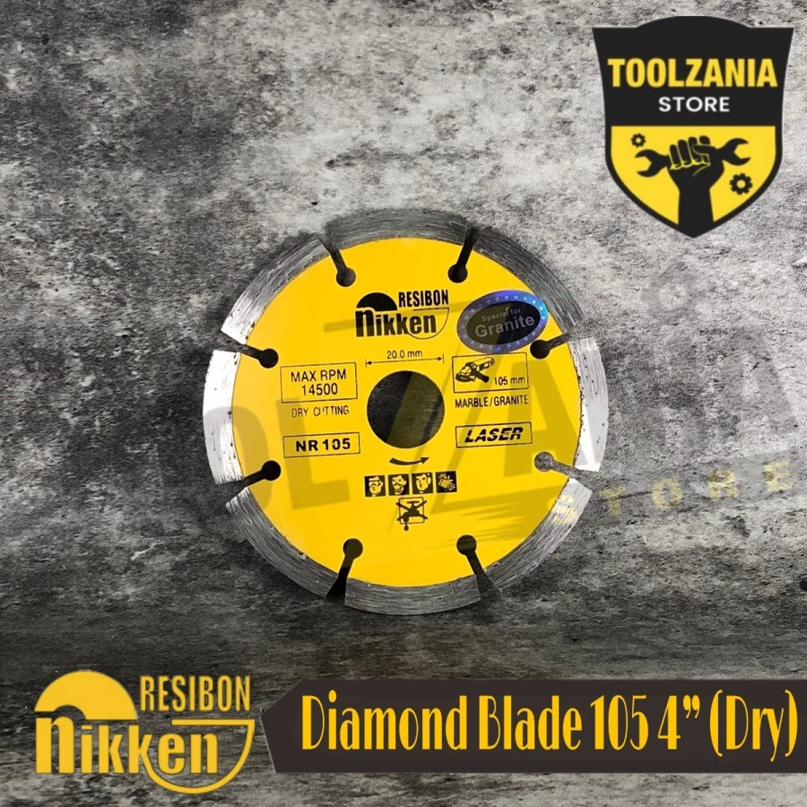 Jual Diamond blade 105 4" dry cutting granite mata potong keramik 4 ...