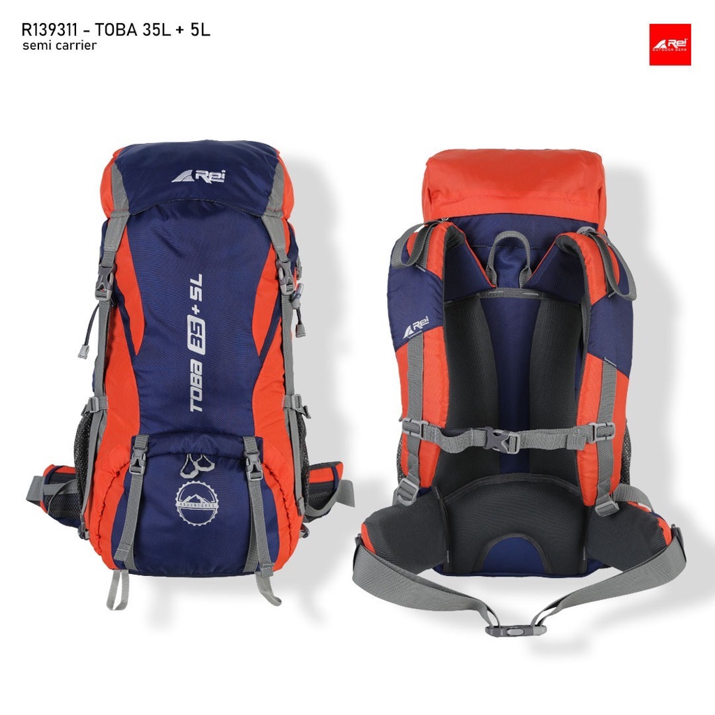Jual Tas Gunung / Carrier Toba 35+5 Liter Arei Outdoorgear | Shopee ...