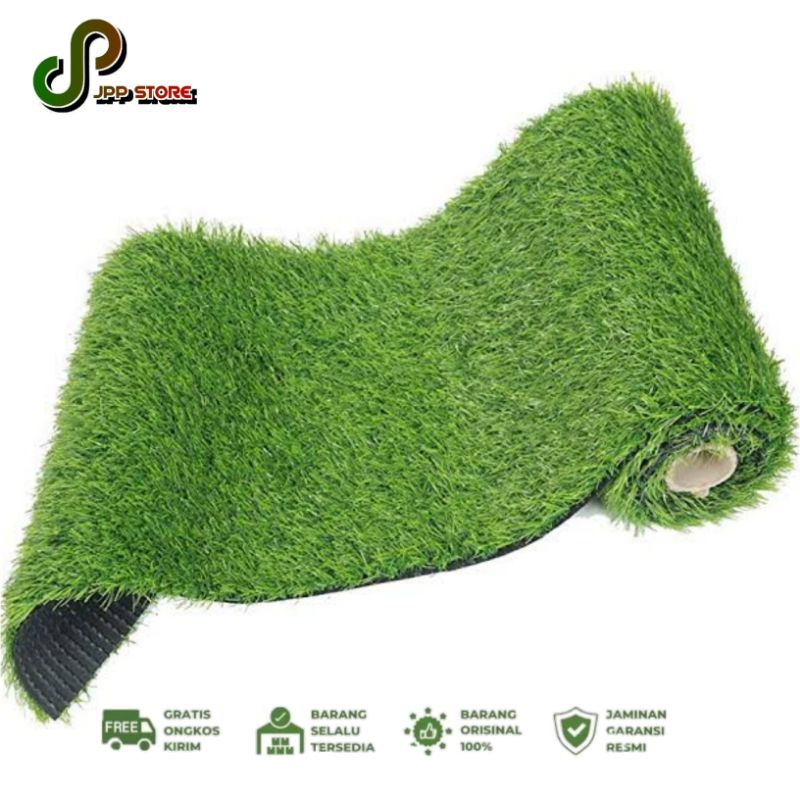Jual Karpet Rumput Sintetis 1 Roll 200cm X 100cm Tebal 3cm / Rumput ...