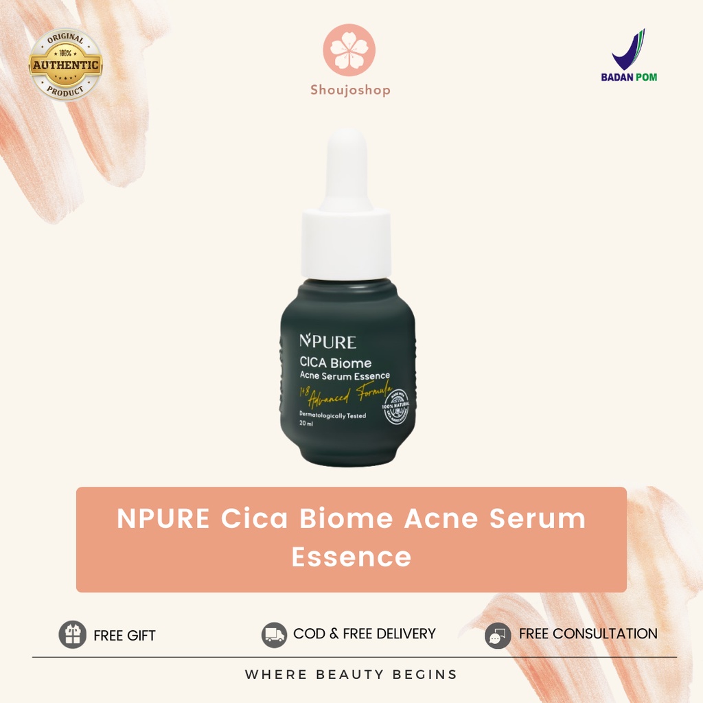 Jual NPURE Cica Biome Acne Serum Essence | Shopee Indonesia