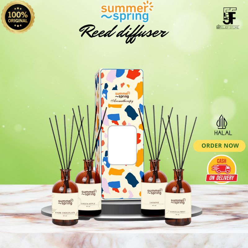 Jual Pengharum Aromatherapy Reed Diffuser Pewangi Difuser Aromaterapi Kamar Ruangan Dan Toilet ...