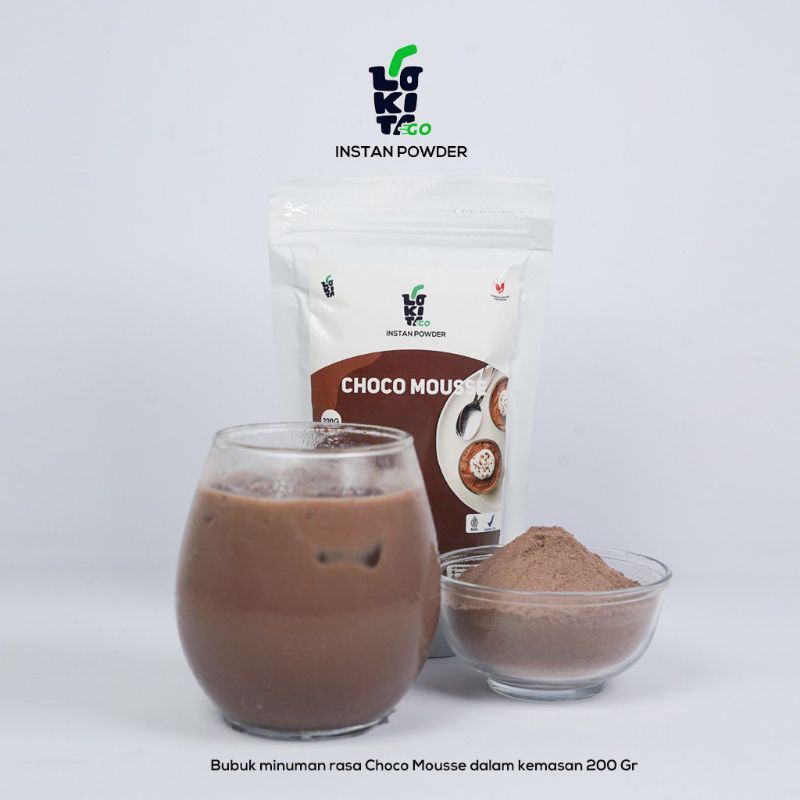 Jual Lokita Bubuk Minuman CHOCO MOUSSE Premium Instant Powder 200g ...