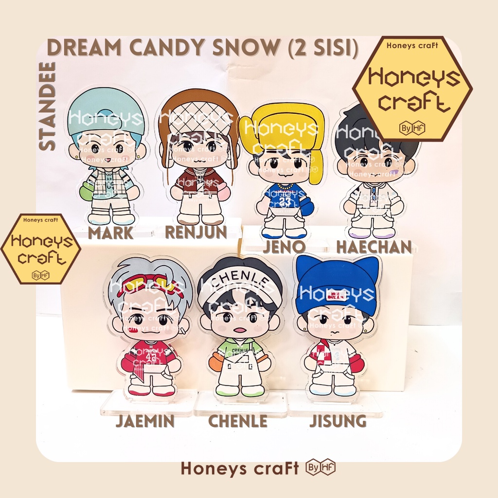 Jual Honeys Craft - Ready Stock Standee NCT Dream Candy Snow 2 Sisi ...