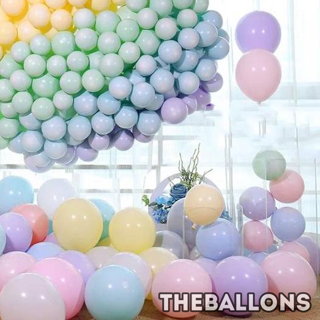 Jual Balon Pastel 12 inch Murah ( isi 25 Pcs ) | Shopee Indonesia