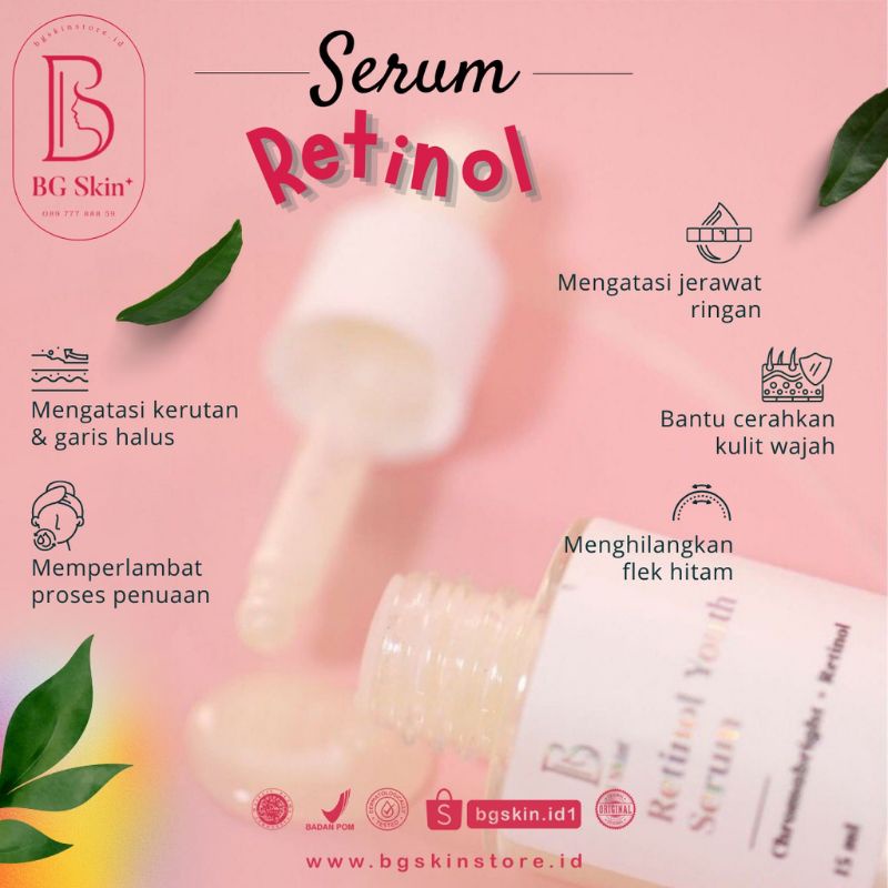 Jual Retinol Serum BG SKIN 100% ORI | Shopee Indonesia