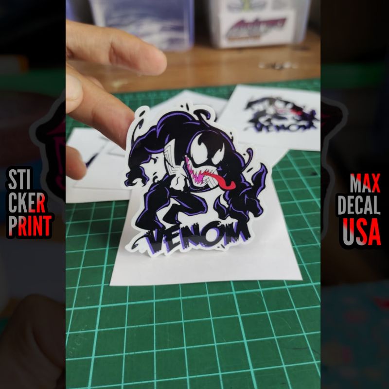 Jual STIKER PRINT VENOM | STICKER PRINTING ANIME RACING DLL | Shopee ...