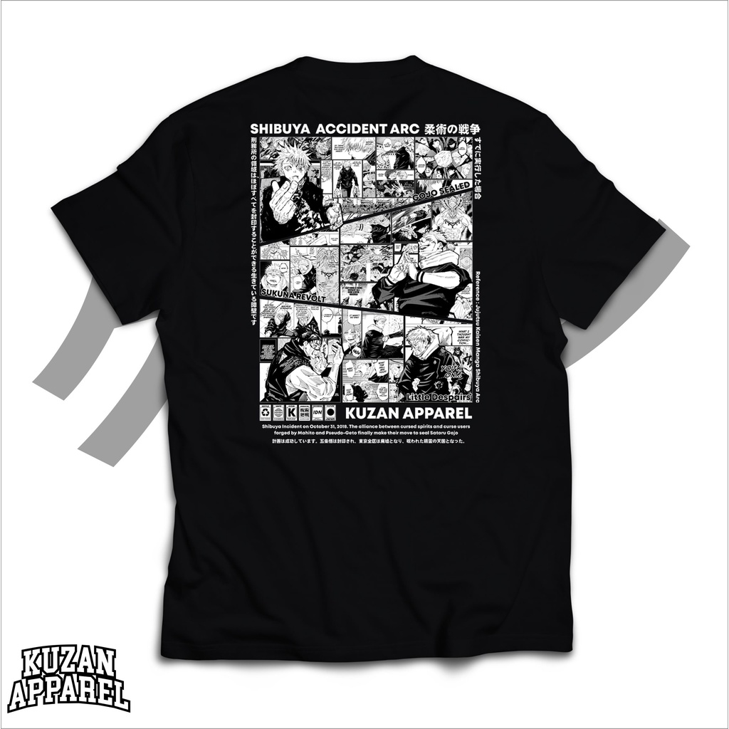 Jual Jujutsu Kaisen Shibuya Arc T-Shirt (JJK 01) | Shopee Indonesia
