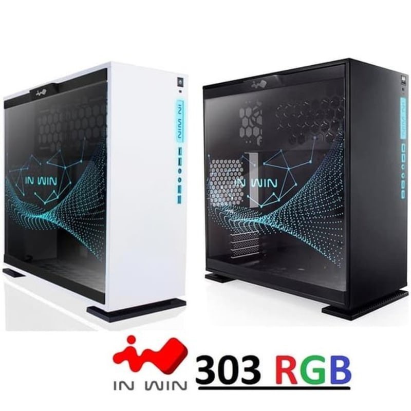 Jual In Win 303 RGB Tempered Glass - Inwin Gaming Case - Black | Shopee ...