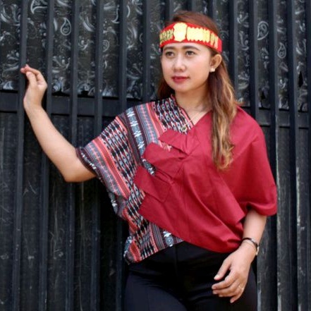 Jual ANGELACO | Croptop Batik Batak Wanita | Shopee Indonesia