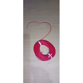 Jual Kabel merah kecil diameter 1mm meteran | Shopee Indonesia