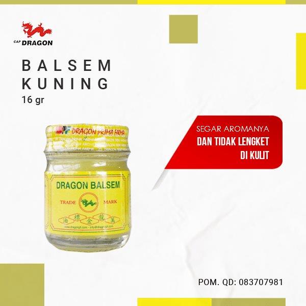 Jual Dragon Balsem Kuning 16 gr 1 lusin 12 pcs | Shopee Indonesia