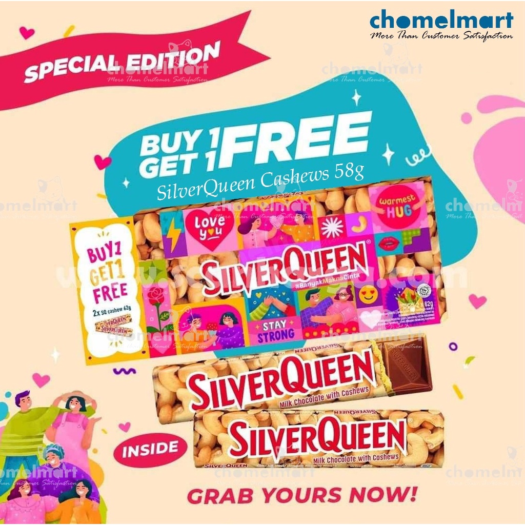 Jual Coklat Silver Queen Promo Valentine Day 2X58g | Shopee Indonesia