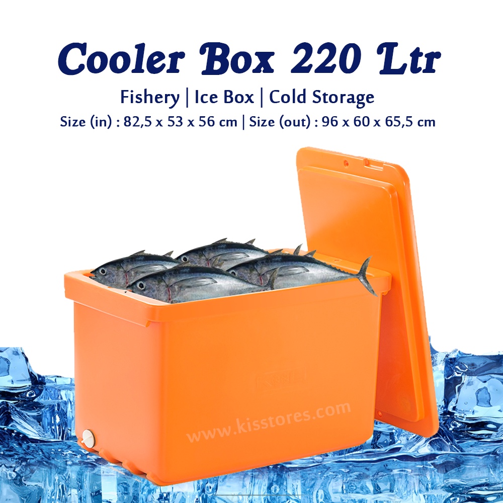 Jual Cooler Box Ikan Kapasitas 220 Liter Cooler Box 220 Liter | Shopee ...