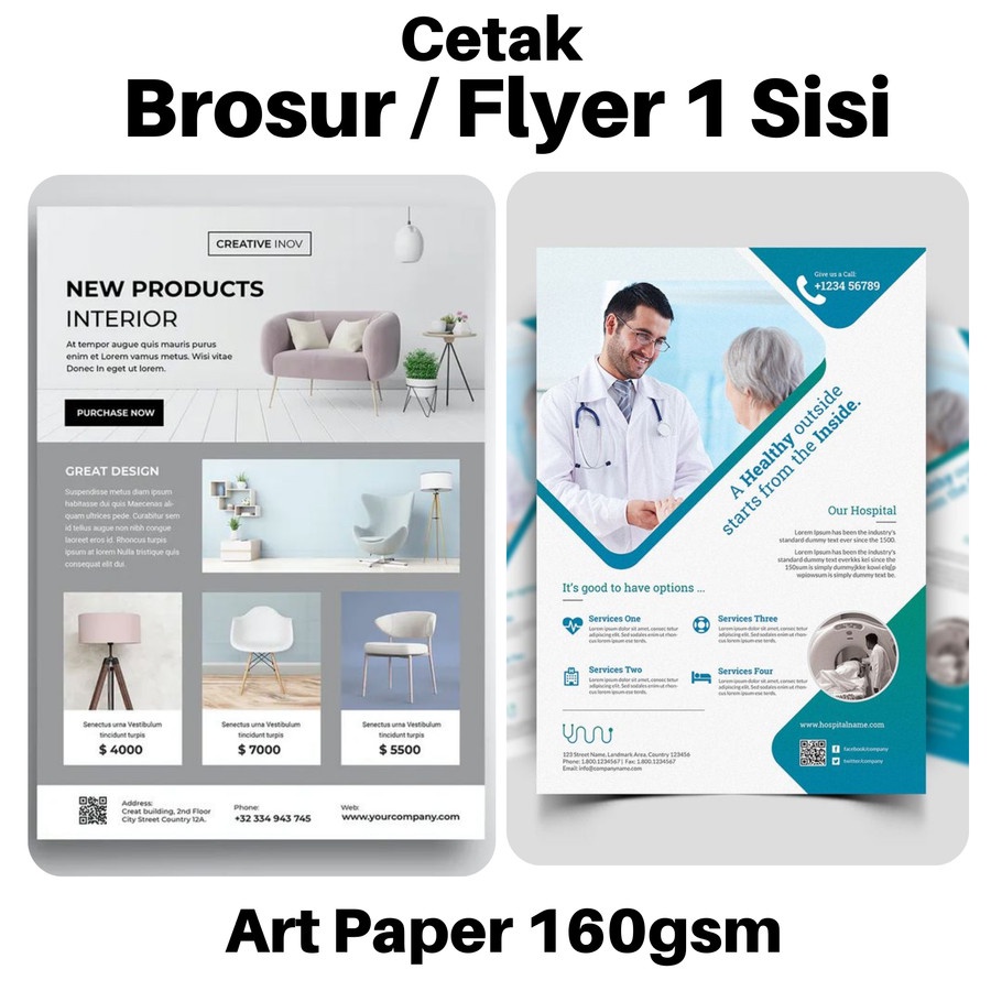 Jual Cetak Brosur atau Flyer A5 (1 Sisi) Selaras Printing | Shopee ...