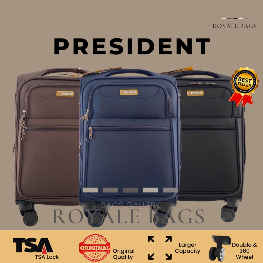 Jual President Tas Koper 20 inch / 24 inch Original Kain Kanvas ...