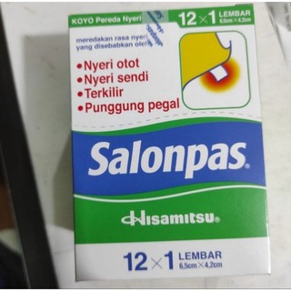 Jual SALONPAS KOYO HANGAT & PANAS HOT SACHET isi 12 Lembar Pereda Nyeri ...