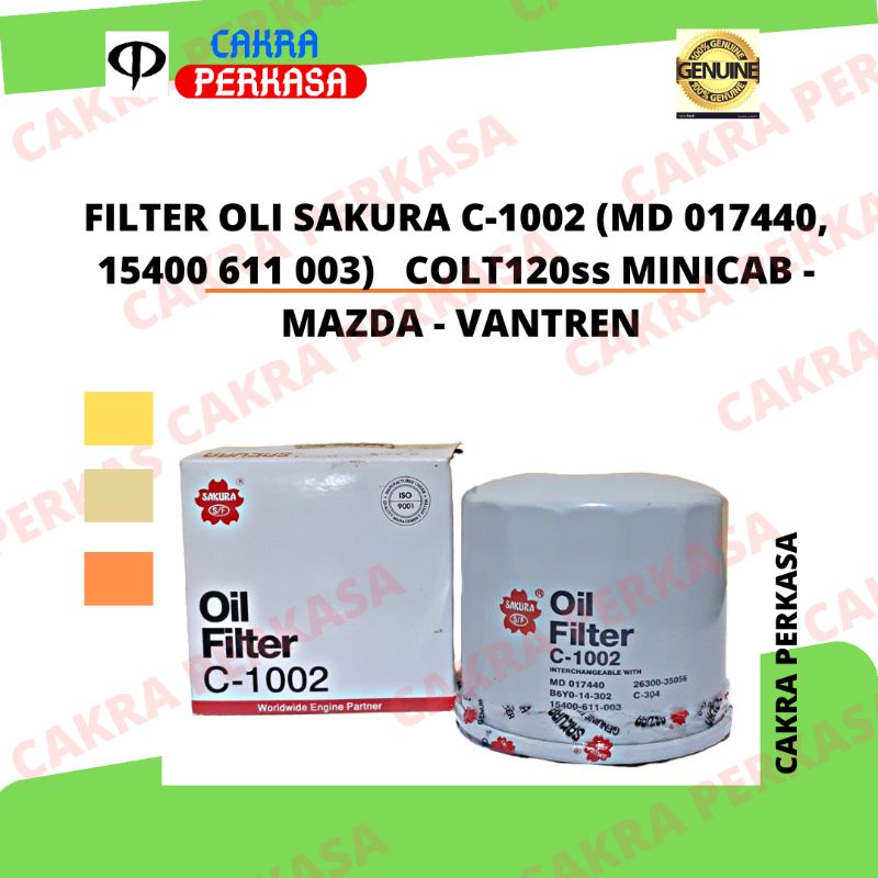 Jual filter OLI sakura C 1002 Mazda colt 120ss vantren | Shopee Indonesia
