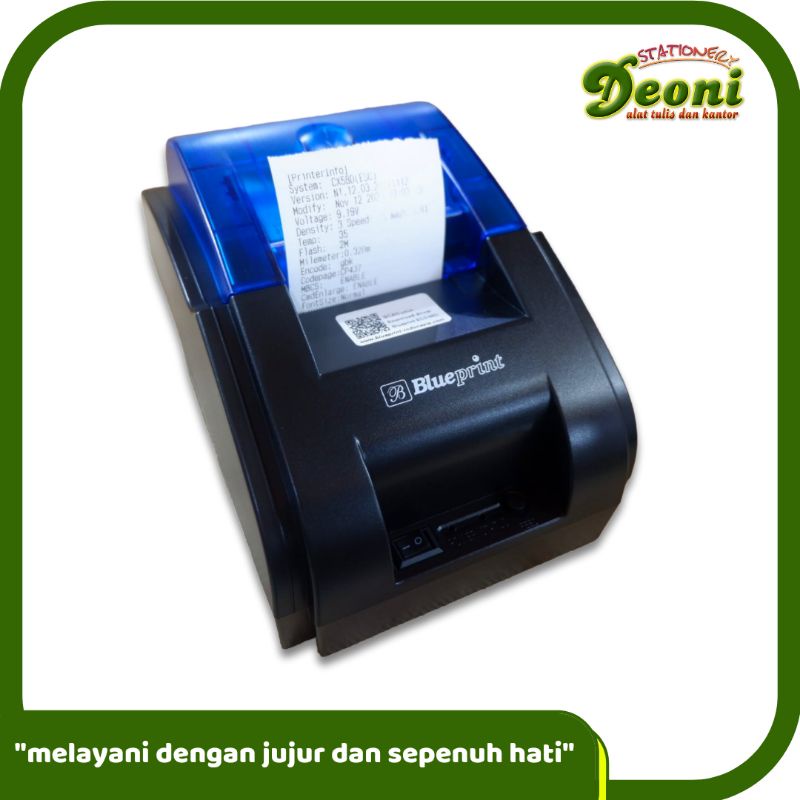 Jual Blueprint Printer Bluetooth Thermal Kasir Eco Series 58D | Shopee Indonesia