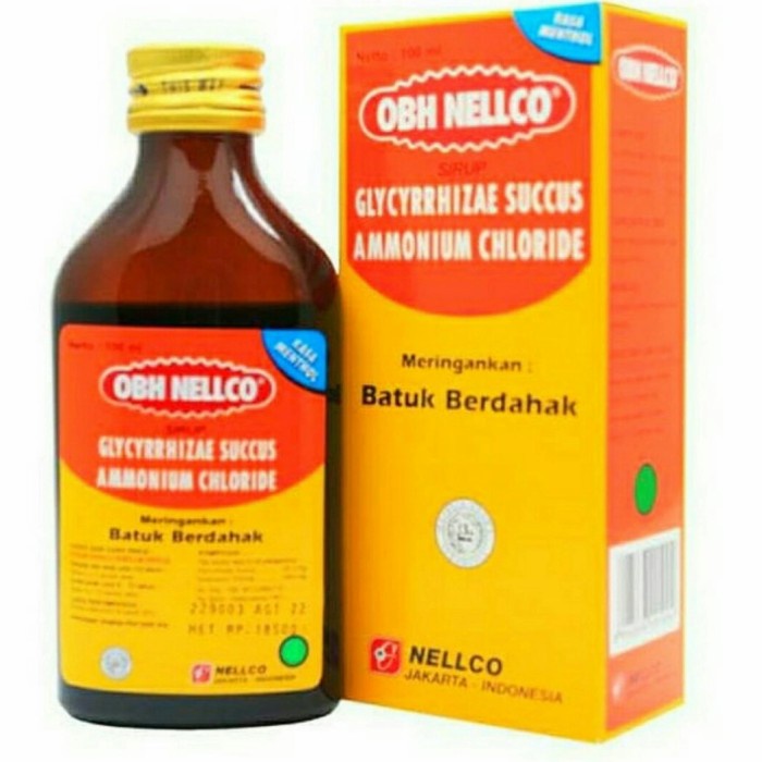 Jual OBH Nelco Batuk Berdahak 100ml | Shopee Indonesia