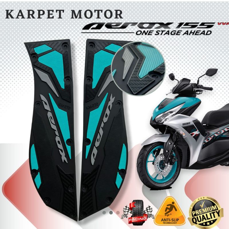 Jual Karpet Motor Aerox Connected - Karpet Aerox 155 - Pijakan Kaki ...