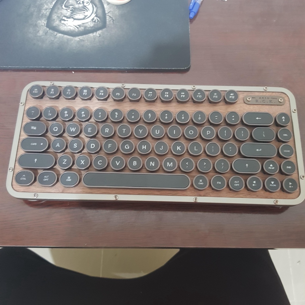 Jual AZIO Retro Compact Elwood MK-RCK-W-01-US MAC Mechanical Keyboard ...