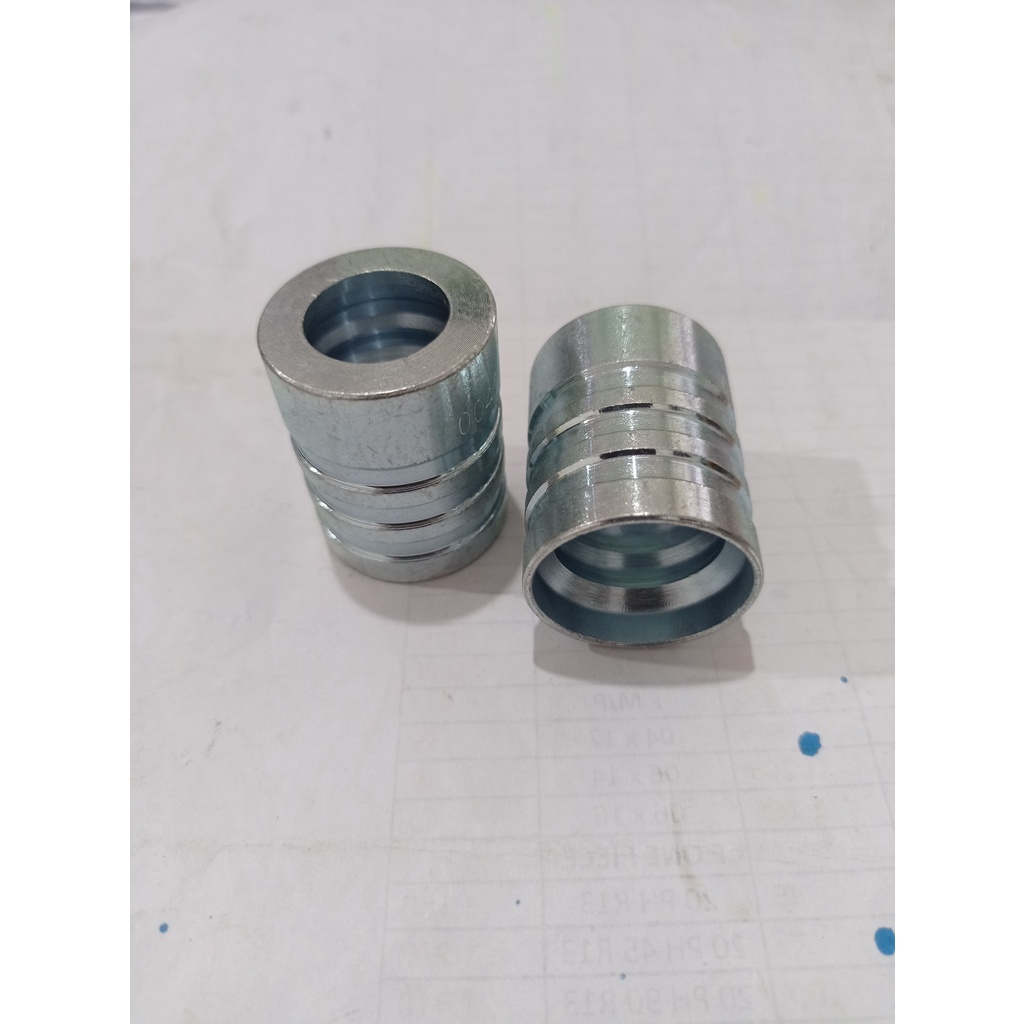 Jual Ferrule 00400-T - 10 R4 sleeve hose hydraulic 5/8 inch 4 kawat ...