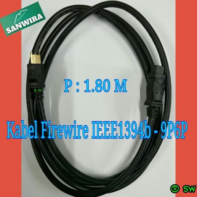 Jual Kabel Firewire IEEE1394b 9P6P - panjang : 1.80 meter | Shopee ...