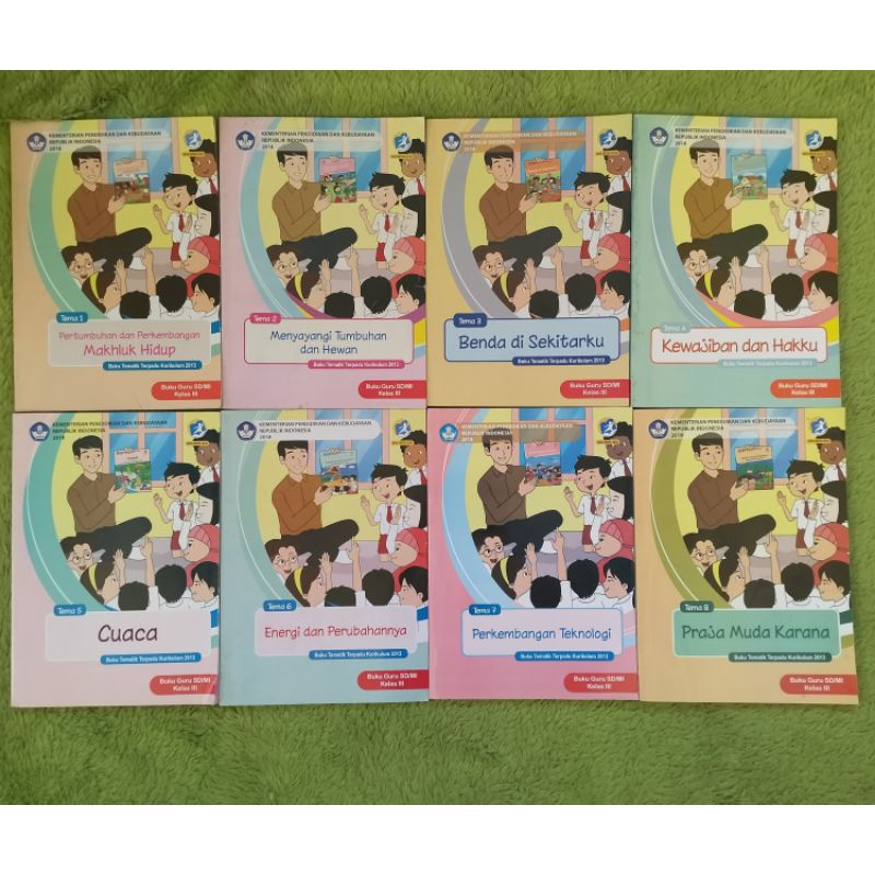 Jual ORIGINAL BUKU GURU TEMATIK TERPADU KELAS 3 TEMA 1 2 3 4 5 6 7 8 ... Jual ORIGINAL BUKU GURU TEMATIK TERPADU KELAS 3 TEMA 1 2 3 4 5 6 7 8 ...
