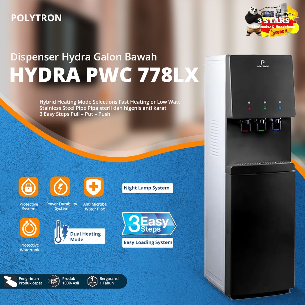 Jual Dispenser POLYTRON PWC-778 / PWC-778 LX / PWC-778 LV , Bottom ...
