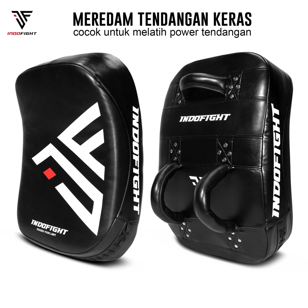 Jual Kick Shield Pad Muaythai Indofight Curved Kicking Pad Target ...