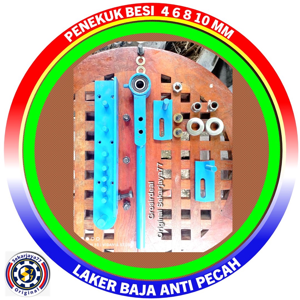 Jual Alat pembengkok besi beton begel 4 6 8 10mm LAHER BESI PADAT OK15 ...
