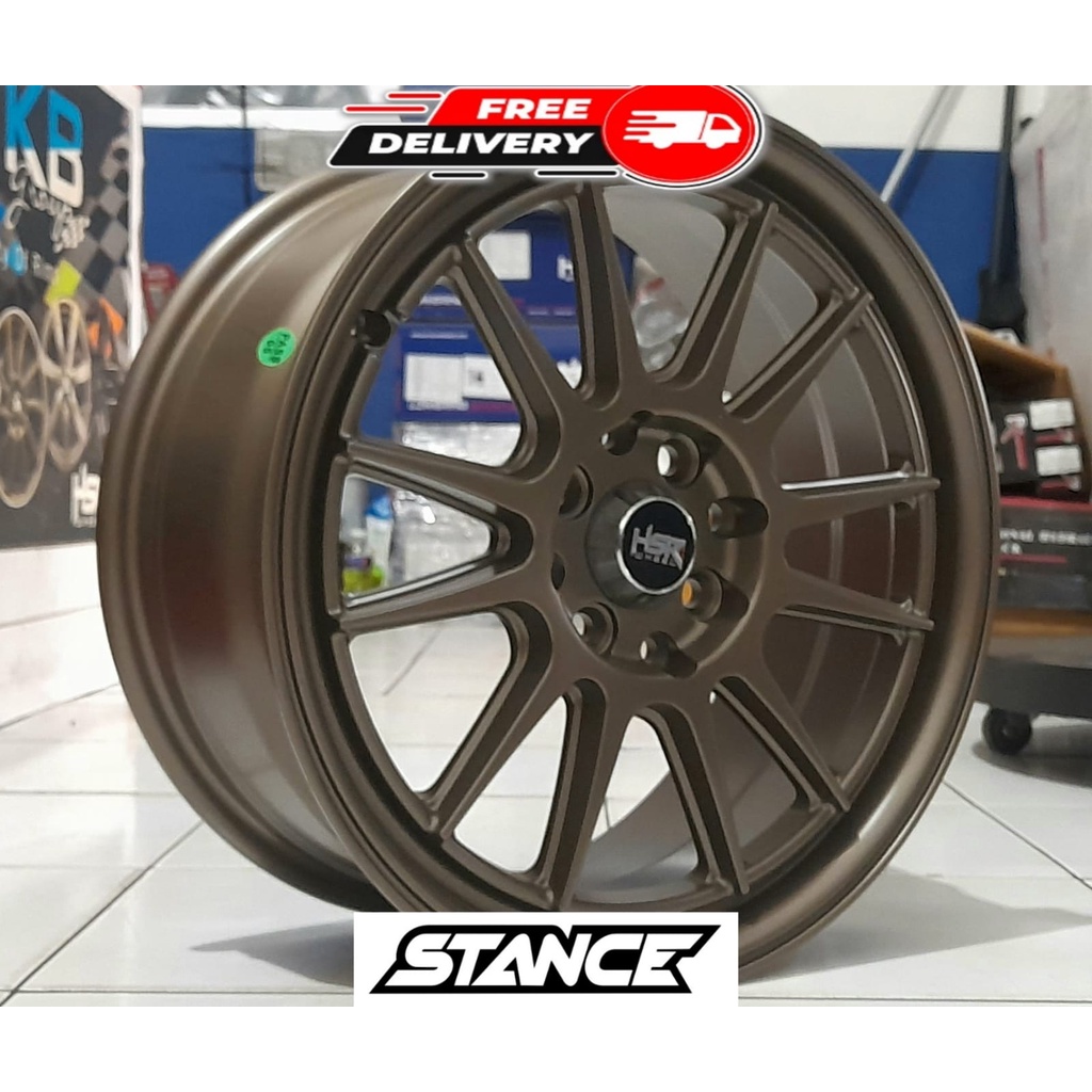 Jual Velg Mobil Racing Ring 16 HSR ENDE R16 Baut 4 PCD 4x100/114,3 Bronze | Shopee Indonesia