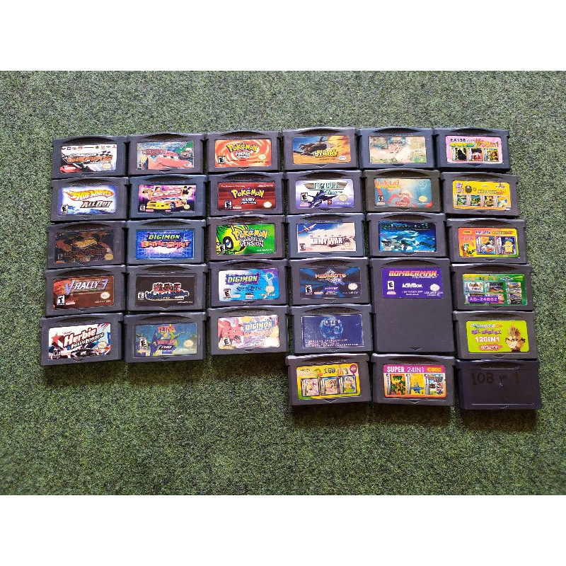 Jual kaset gameboy advance GBA sp 001 101 macro atau classic | Shopee ...