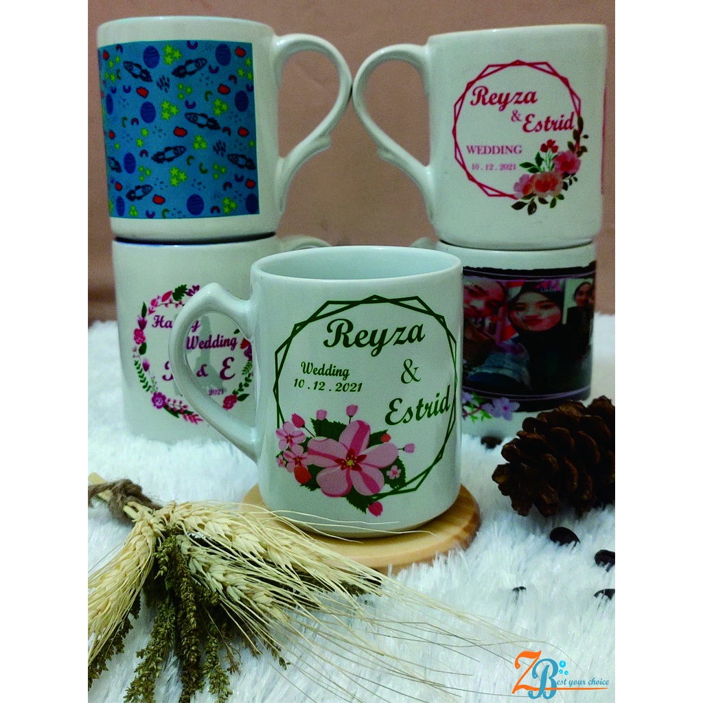 Jual Mug Custom, bisa request Foto dan Tulisan | Shopee Indonesia